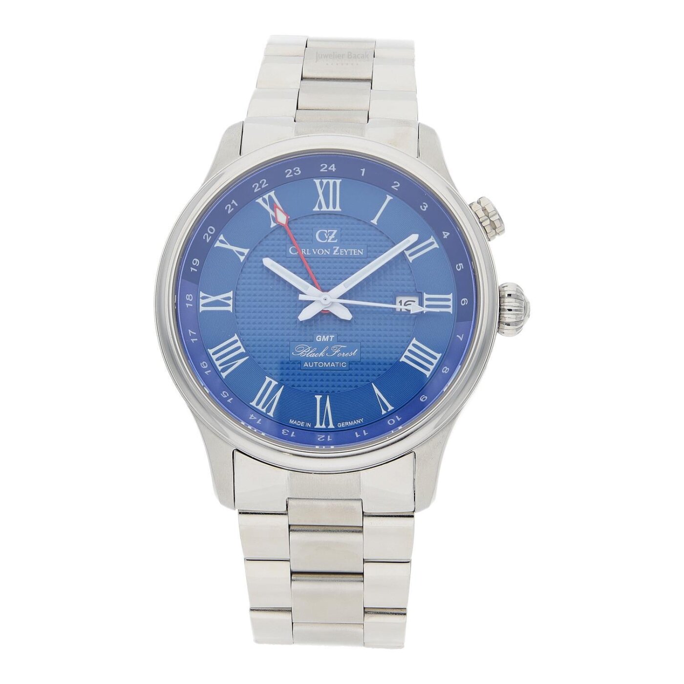Carl von Zeyten Herrenarmbanduhr CVZ0087BLMS Rench Automatik Limited ...