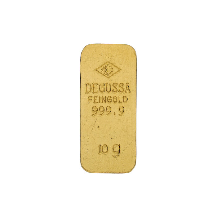Degussa Feingoldbarren 999,9 10 Gramm Anlagegold GB-2025-20-10g